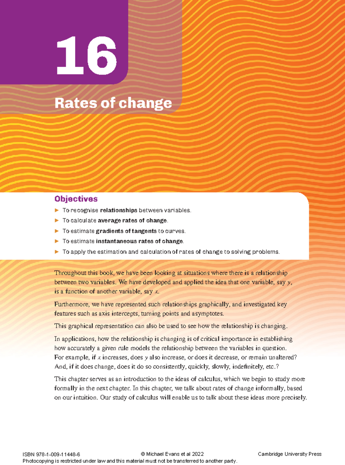 Methods 12 2ed Ch16 - Practice material for MM - 16 Rates of change ...