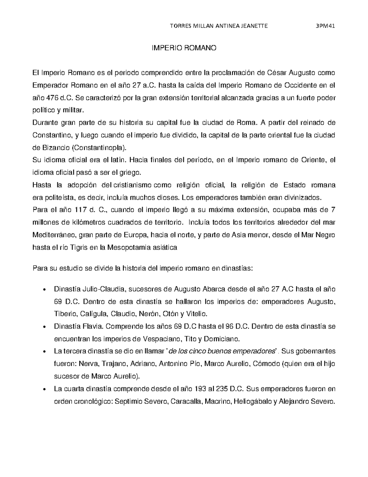 Torres-Millan-Antinea-Jeanette-Imperio romano - TORRES MILLAN ANTINEA ...