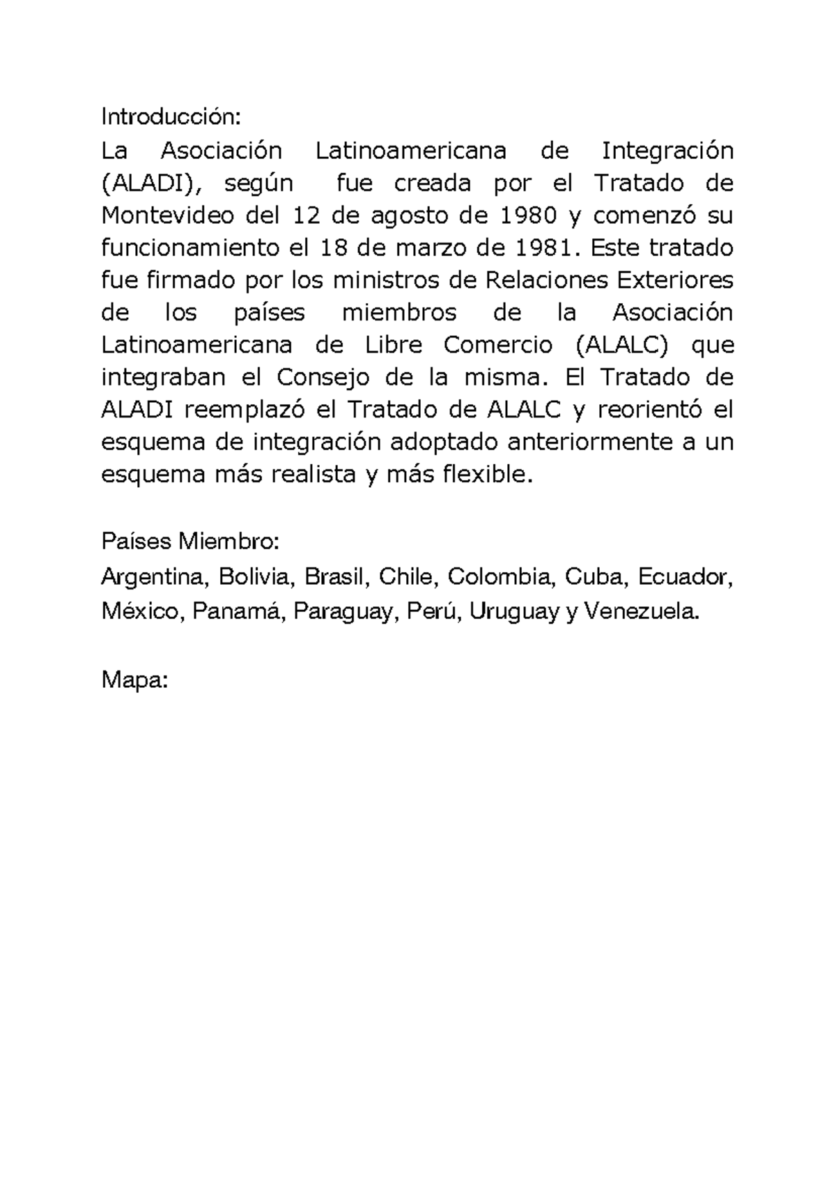 Aladi - Proyecto final - Introducción: La Asociación Latinoamericana de ...