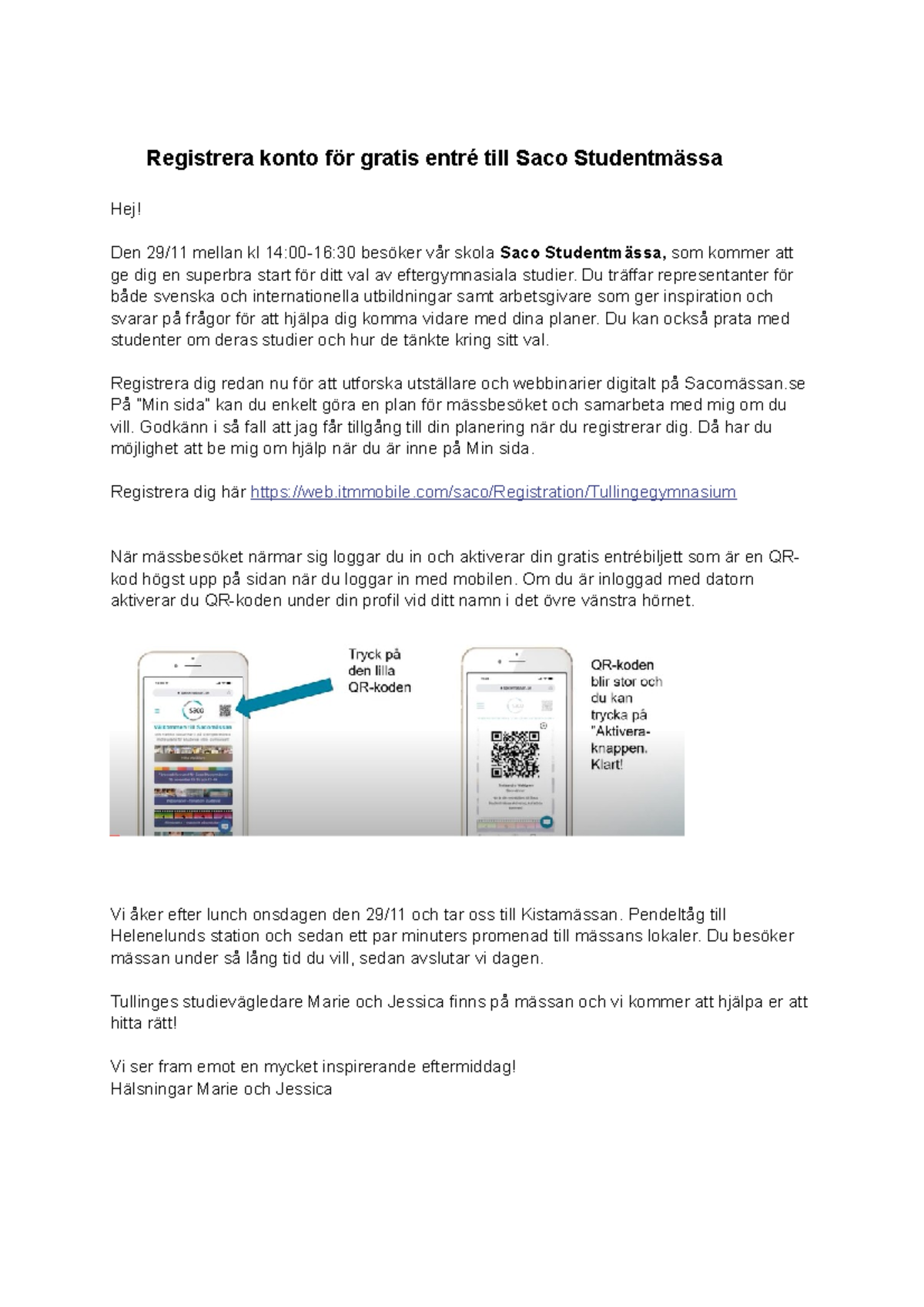 SACO mässan 2023 - wefffewwewfefw - Registrera konto för gratis entré ...