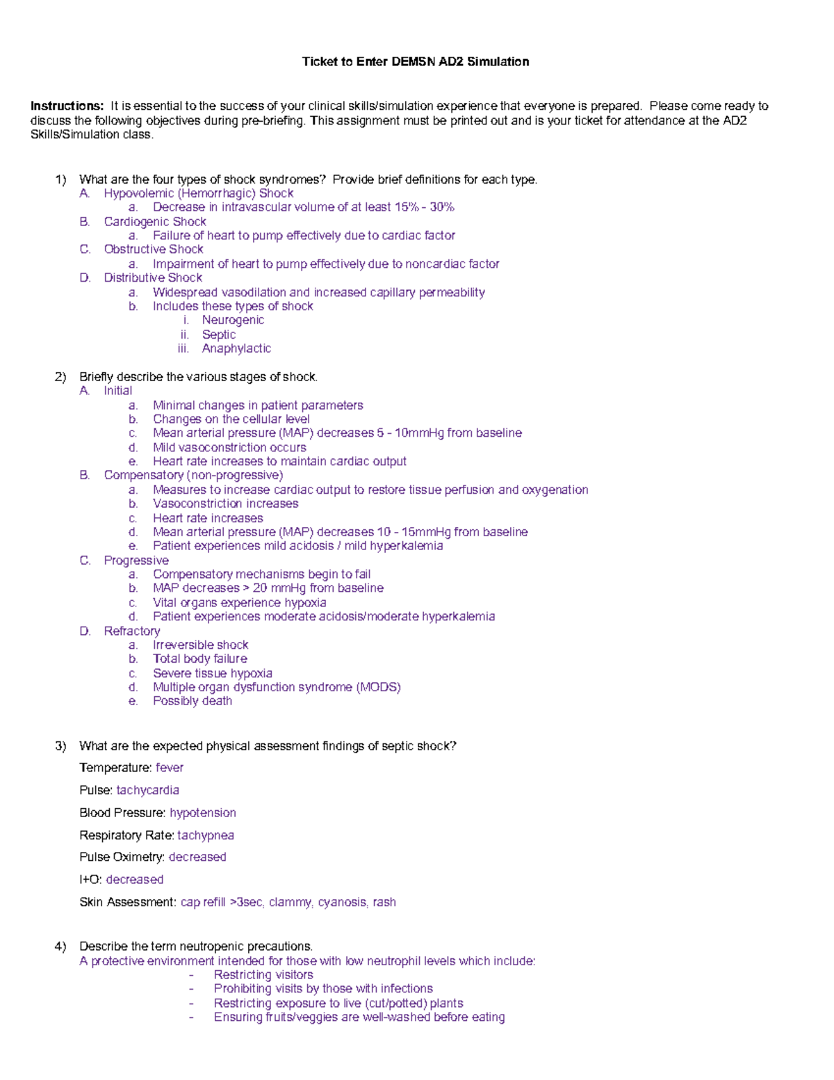 ticket for sim lab - Ticket to Enter DEMSN AD2 Simulation Instructions ...