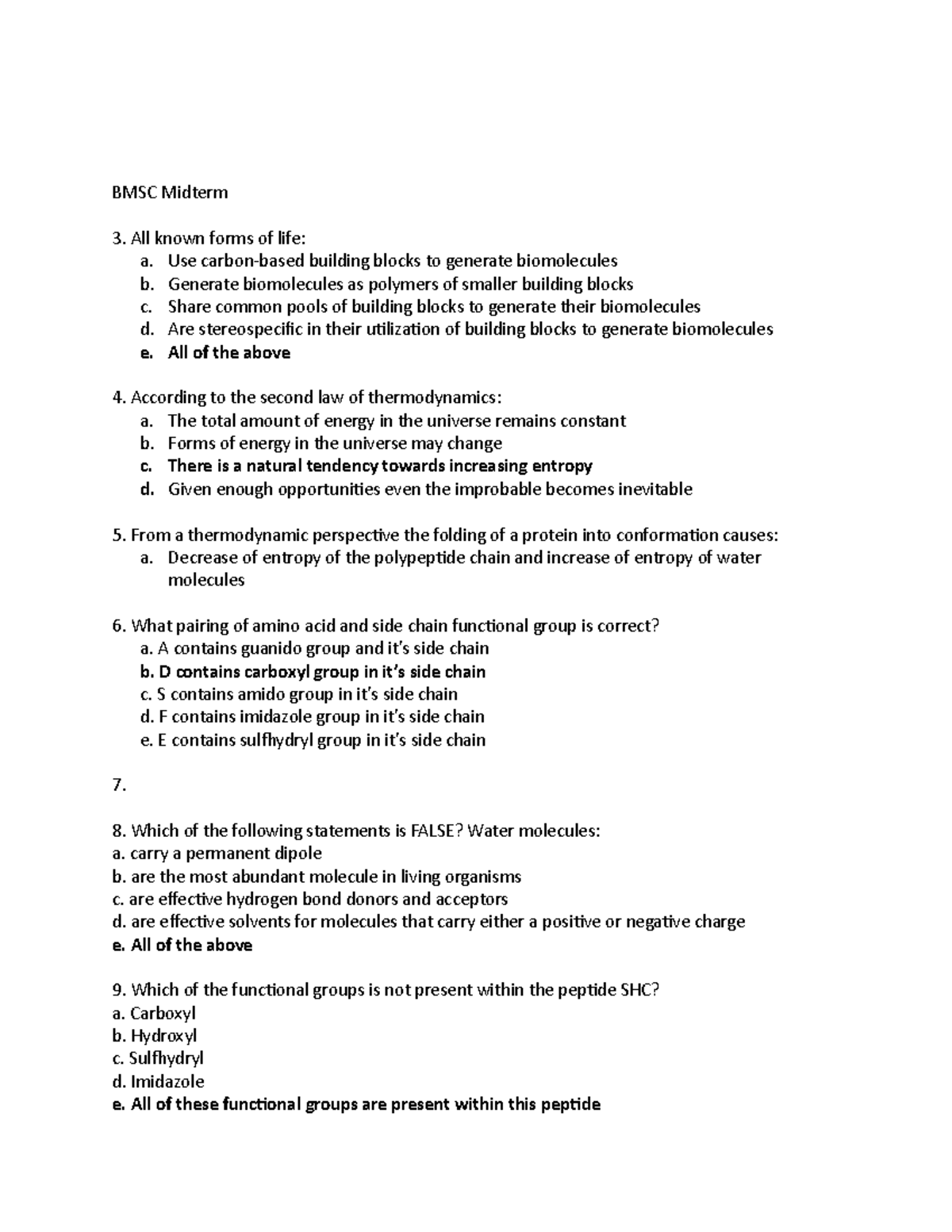BMSC Midterm 1 Content - BMSC All known forms of Use building blocks to generate Generate - Studocu