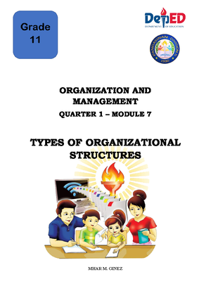 ABM 11 Organization AND Management Q1 W2 Mod2 - Republic of the ...