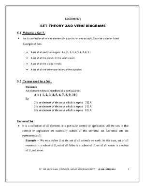 Lesson on Binary arithmetics and how to convert various digits into binary - LESSON SIX MATRICES ...