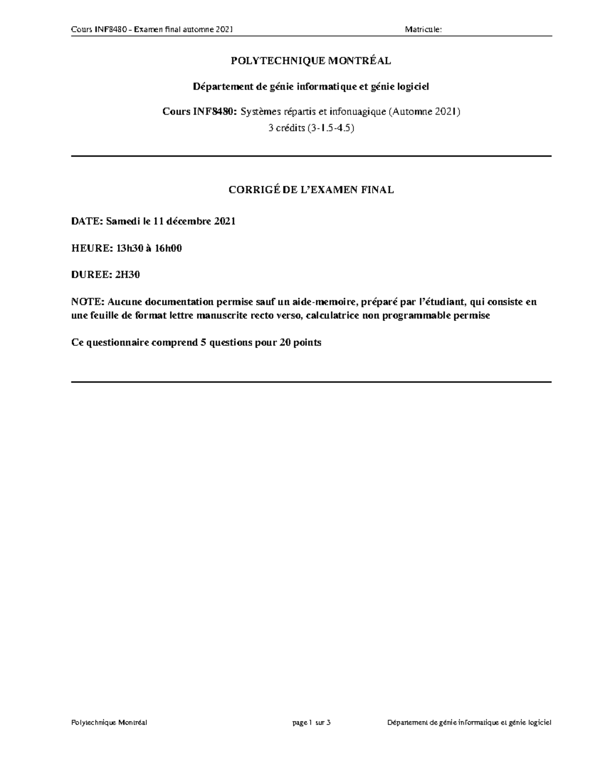 Final A 2021C - POLYTECHNIQUE MONTRÉAL Département de génie ...