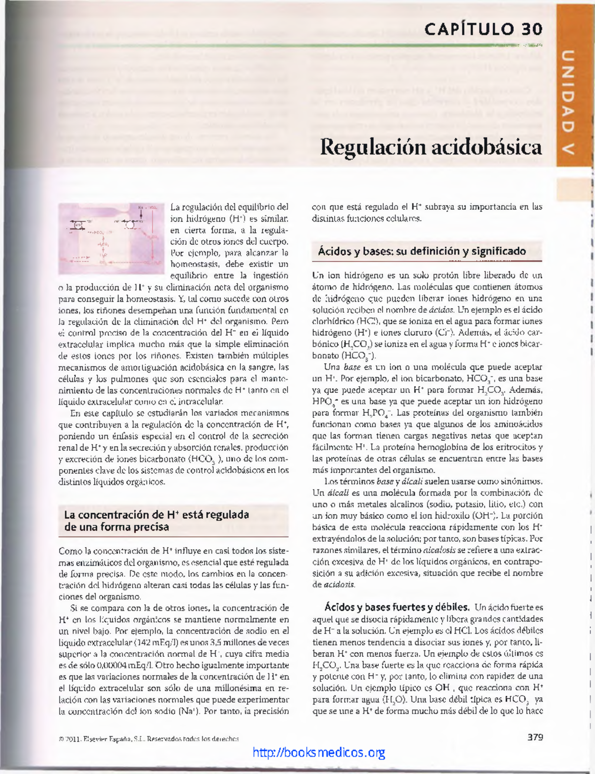 EQ Acido BASE - CAPITULO 30 SSSSE gBSSSSS^SE SSSgaiSS Regulación ...