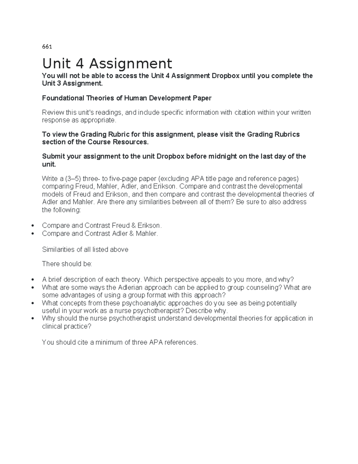 661 - Nursing discussion, assignments and coursework for the nursing ...