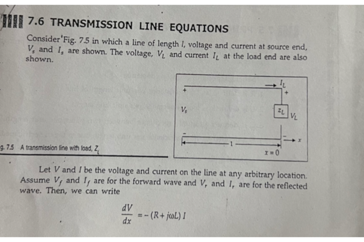 Transmission line equations - Electrical Engineering - Studocu