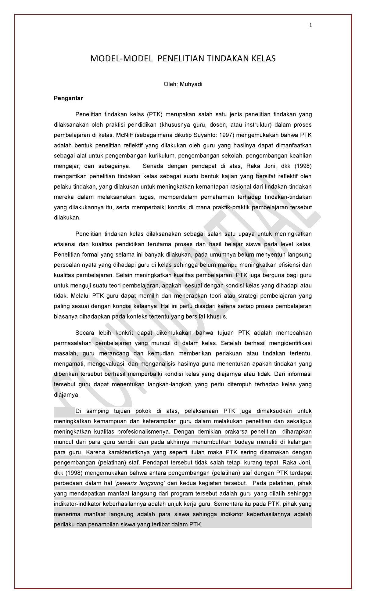 Model+PTK - model pembelajaran contextual teaching and learning - MODEL ...