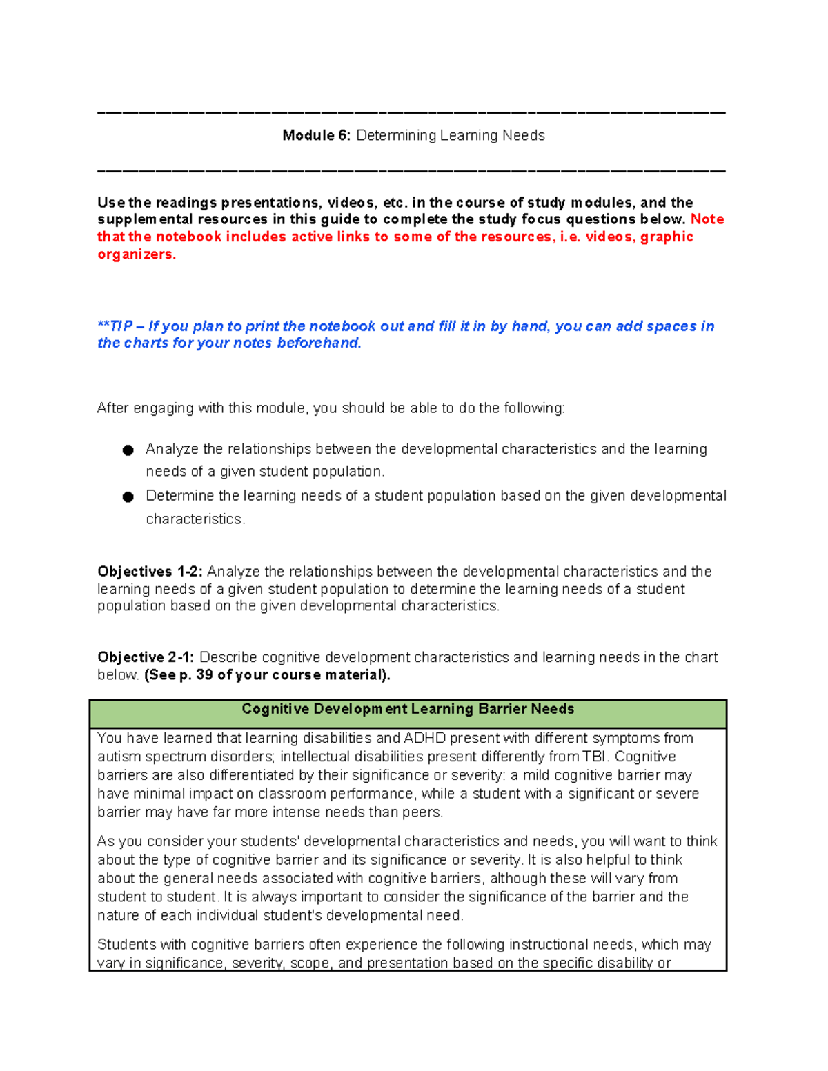 Module 6 Notebook - 1