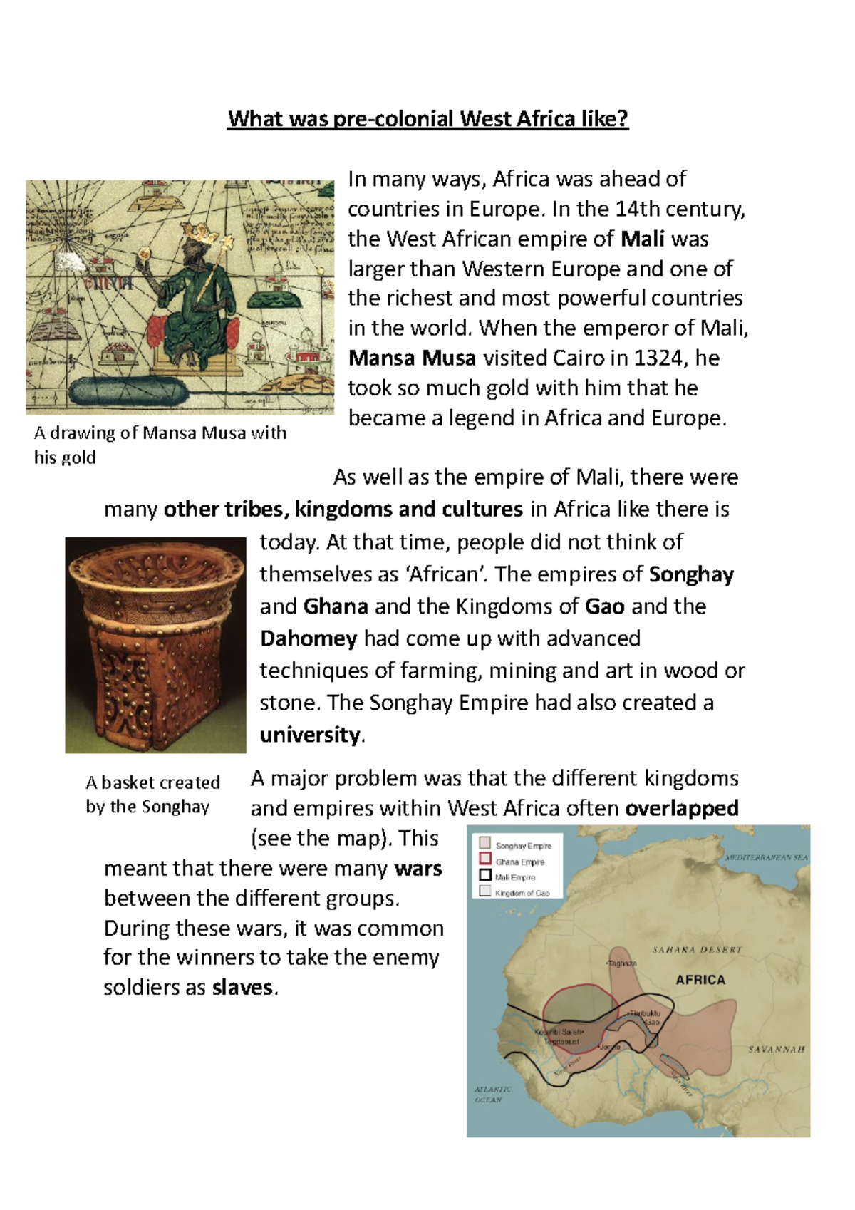 Precolonial africa - 1223 - What was pre-colonial West Africa like? In ...