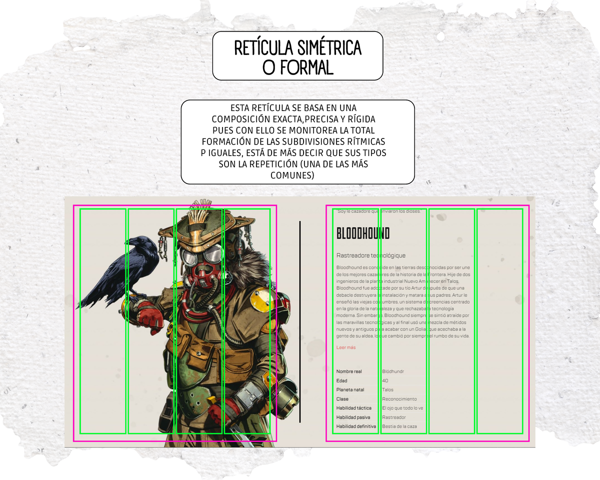 Fundamentos del diseño - RETÍCULA SIMÉTRICA O FORMAL ESTA RETÍCULA SE ...