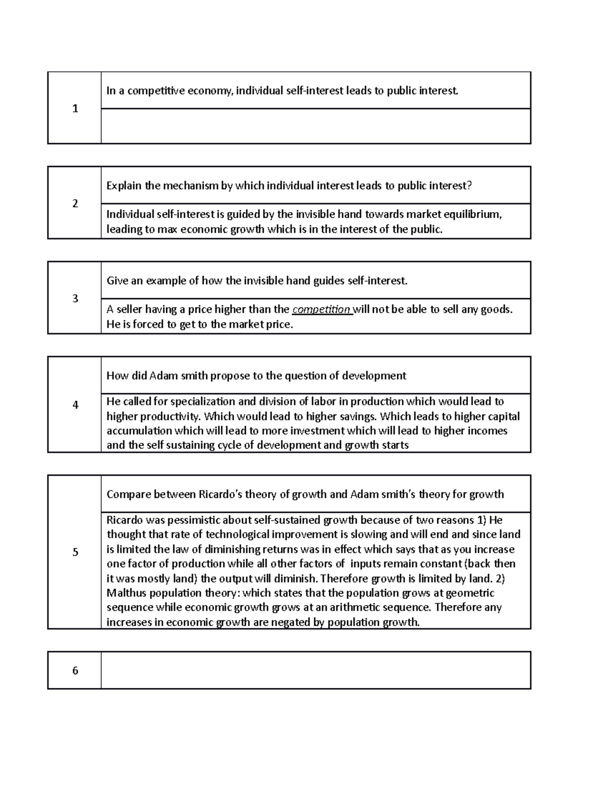 CH3 Theories of economic development questions - Economic Development ...