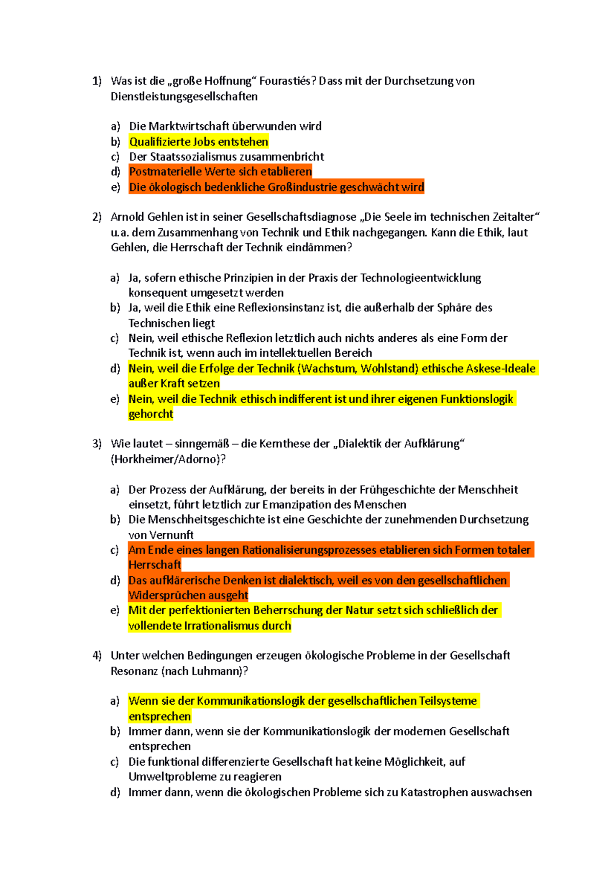 Prüfung Gesellschaftsdiagnosen ausgefüllt - Was ist die „große Hoffnung ...