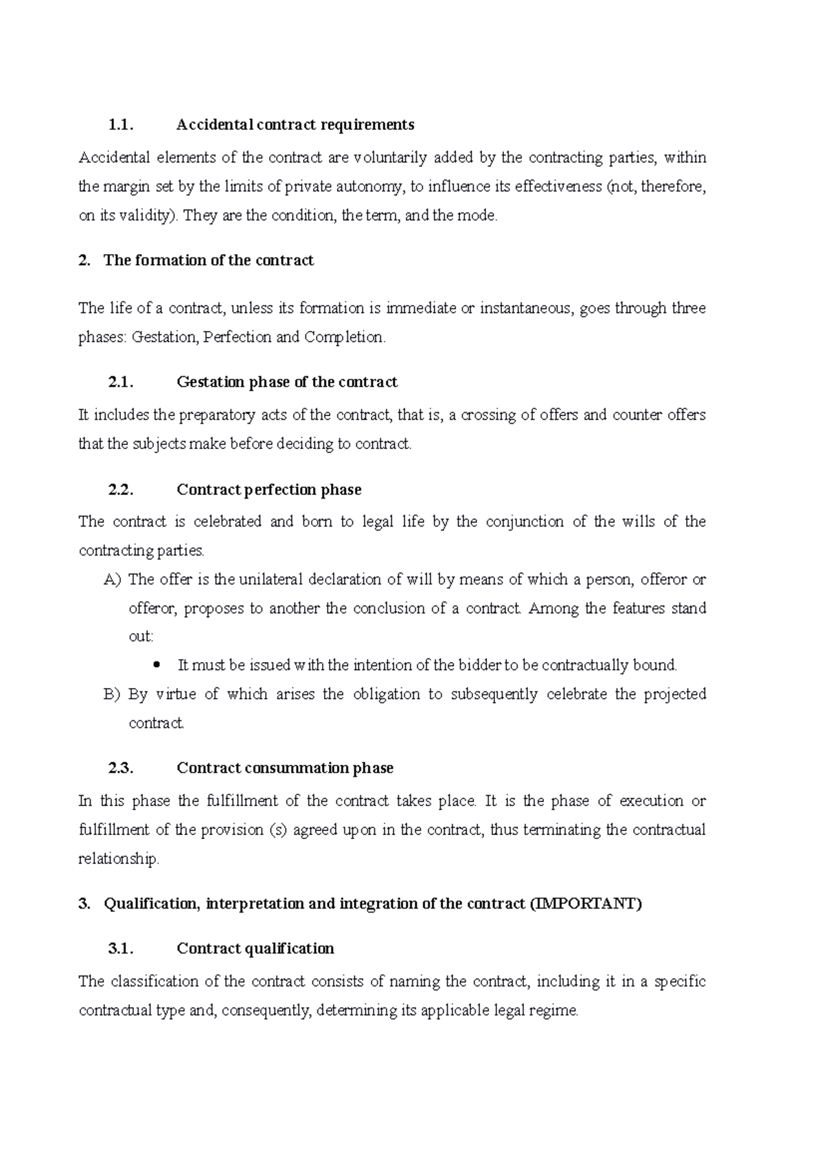 Summaries 1 Media Law And Ethics - 1. Accidental contract requirements ...