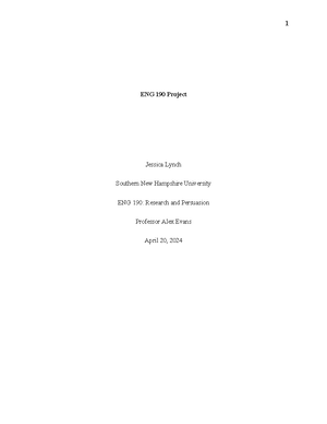 Module 1 - ENG 190 Module One Assignment 1. Select a category in the ...