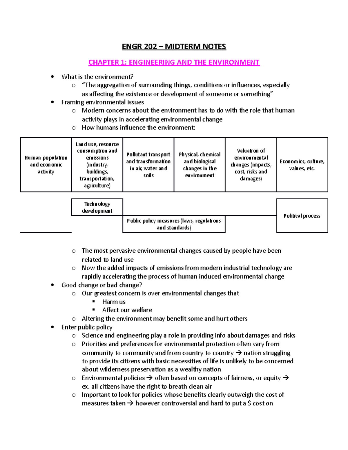 ENGR 202 – Midterm Notes - ENGR 202 MIDTERM NOTES CHAPTER 1 ...