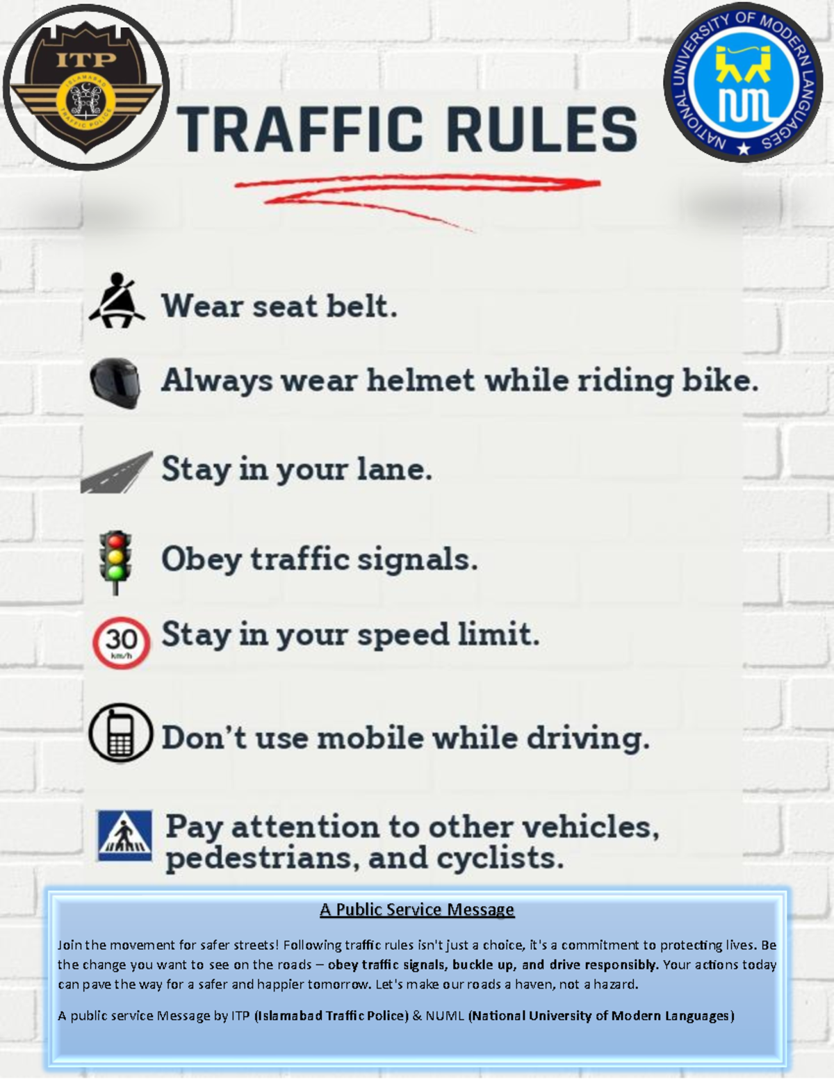 Traffic rules - BS psychology - Be the change you want to see on the ...