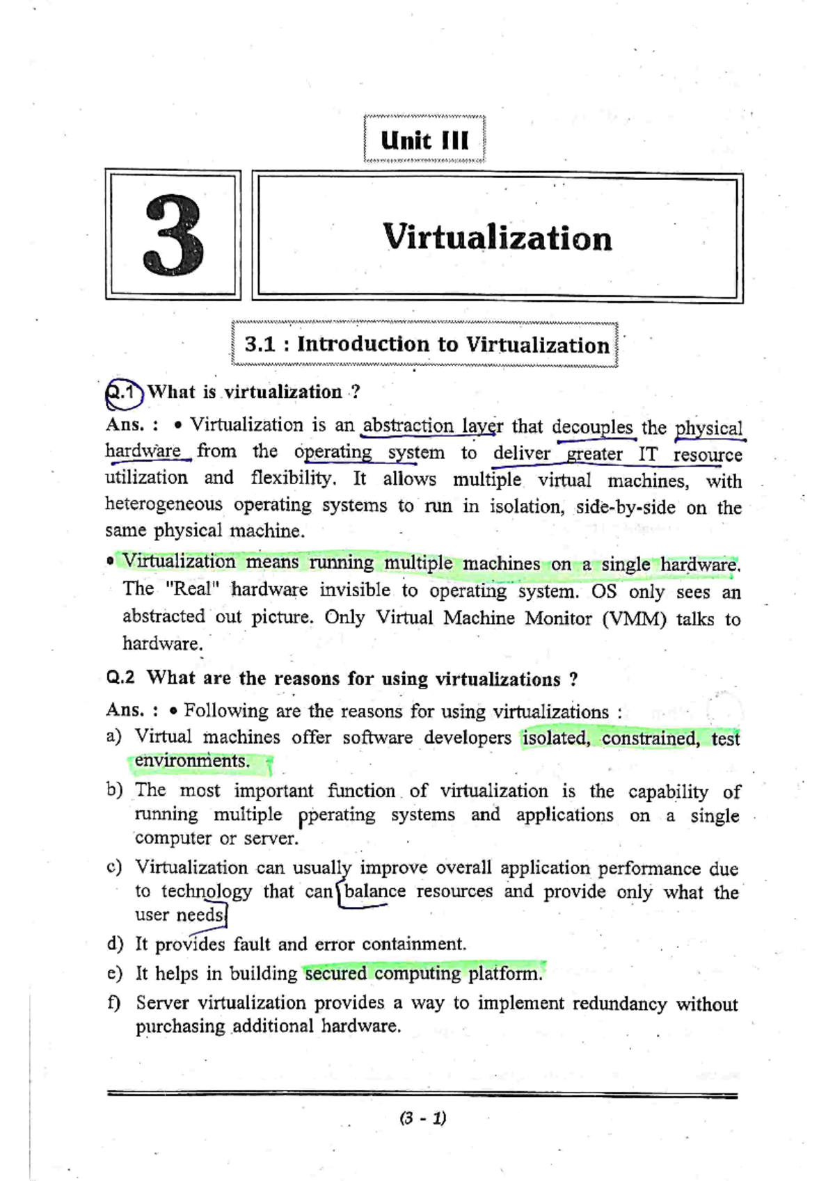 Ccdecode unit3 - Decode for cc - Unit 3 Virtualization 3 : Introduction ...