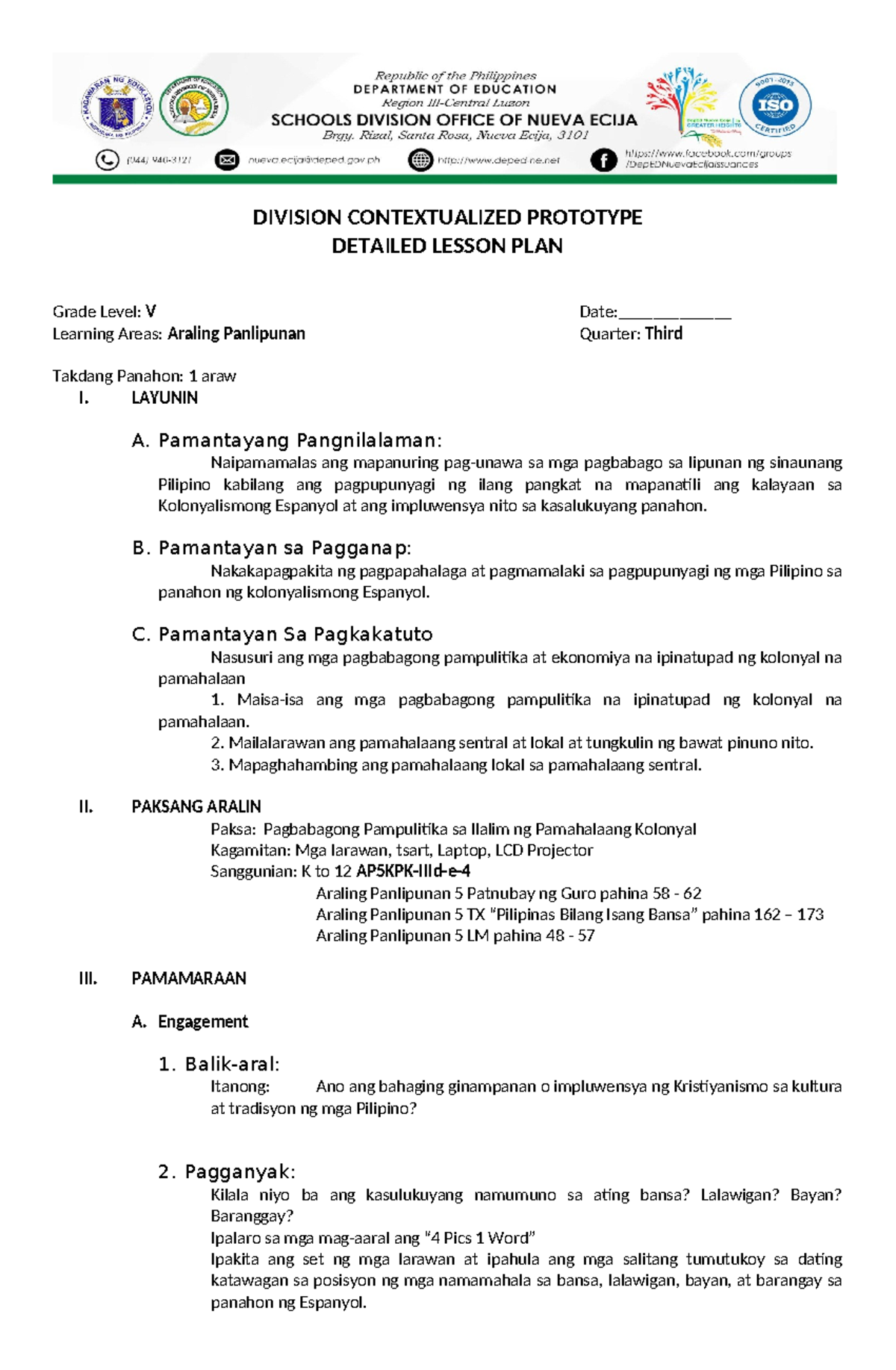 AP5 - week 4 Lesson 1 - DIVISION CONTEXTUALIZED PROTOTYPE DETAILED ...