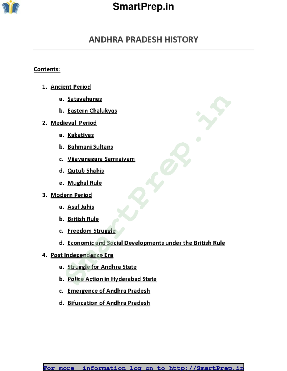 Andhra Pradesh History - ANDHRA PRADESH HISTORY Contents: 1. Ancient ...