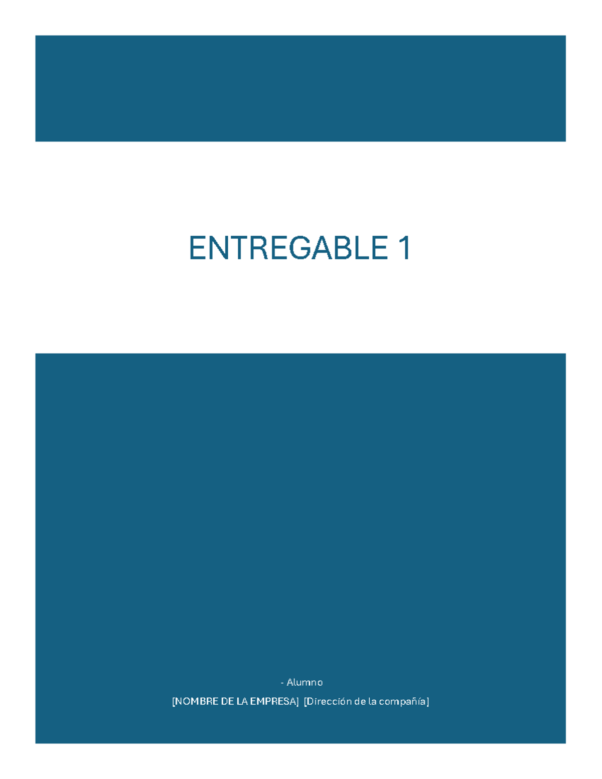 B2. Cálculo Integral Entregable 1 unitec - Alumno [NOMBRE DE LA EMPRESA] [Dirección de la ...