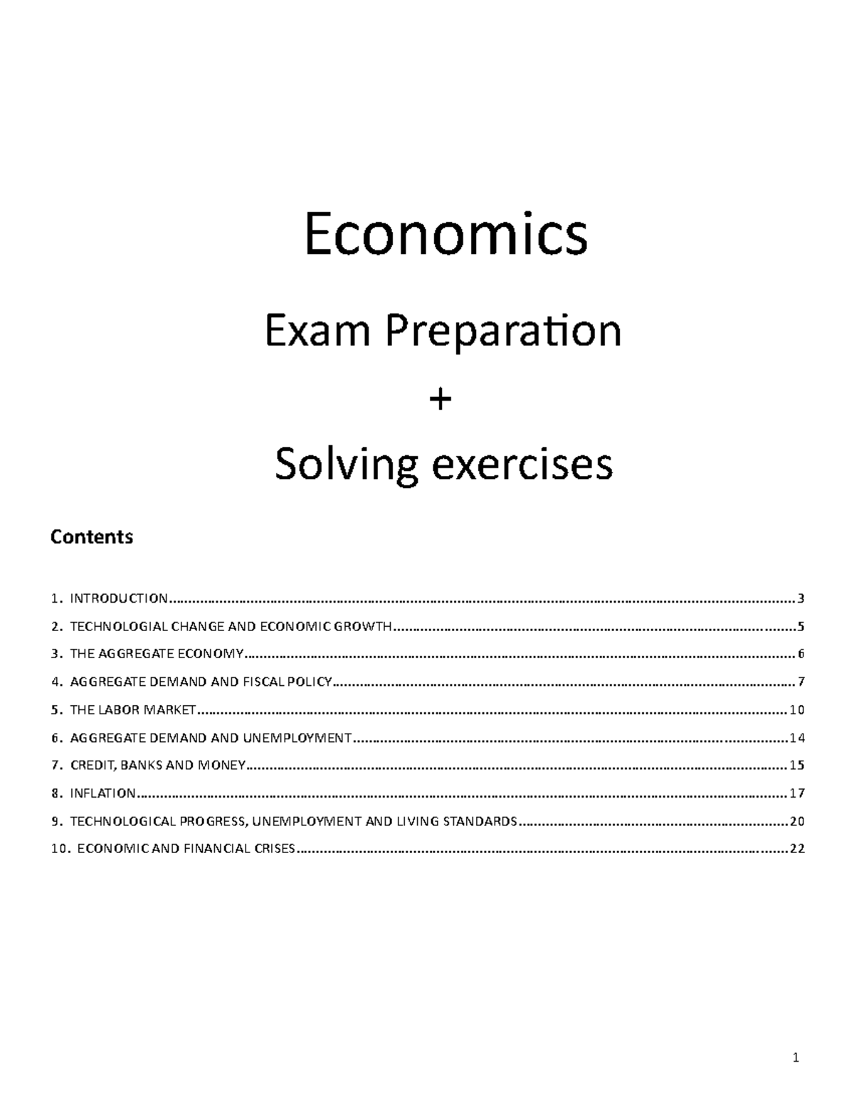 Econ2 Exam Recap + Exercises - Economics Exam Preparation + Solving ...