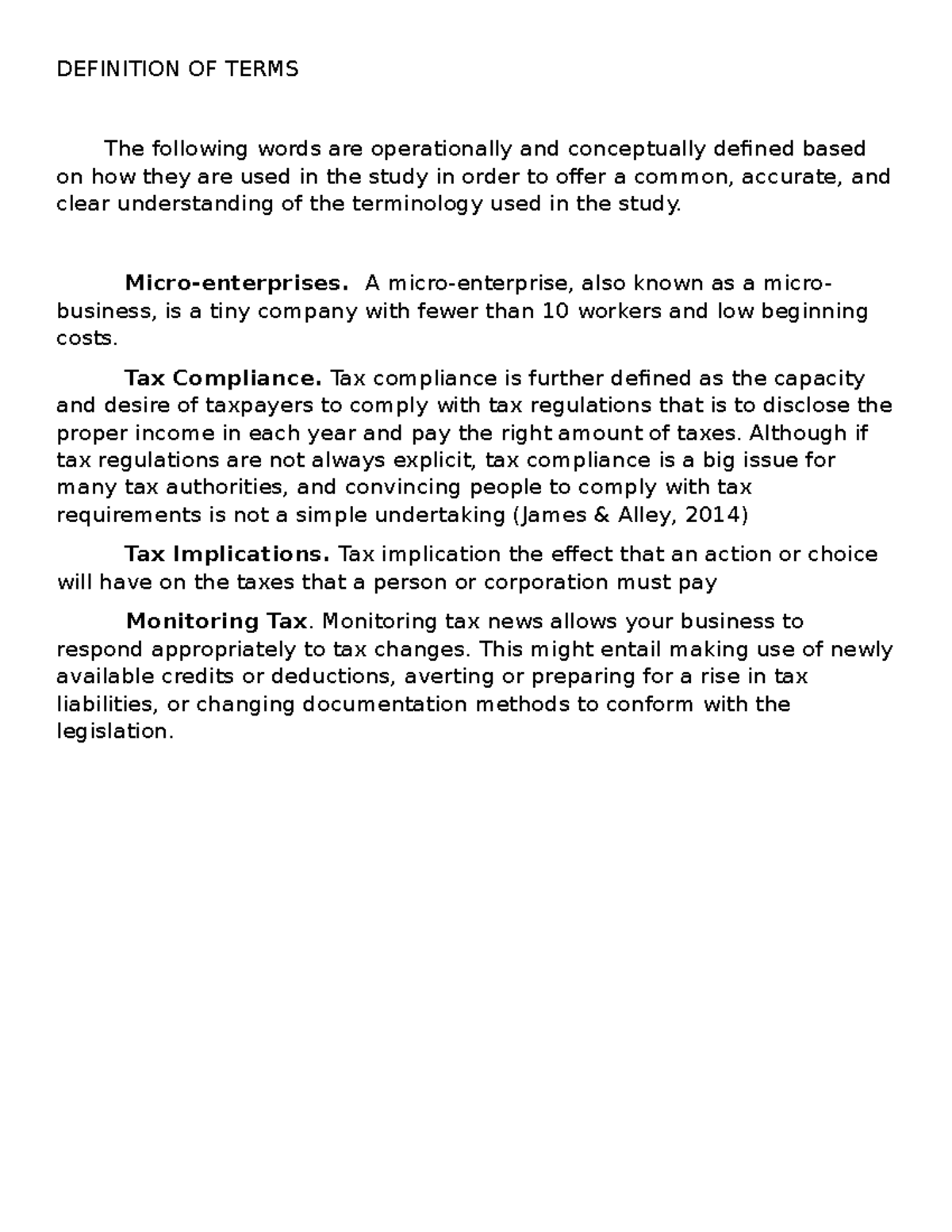 Definition OF Terms - adsaihdasfuoagfshg - DEFINITION OF TERMS The ...