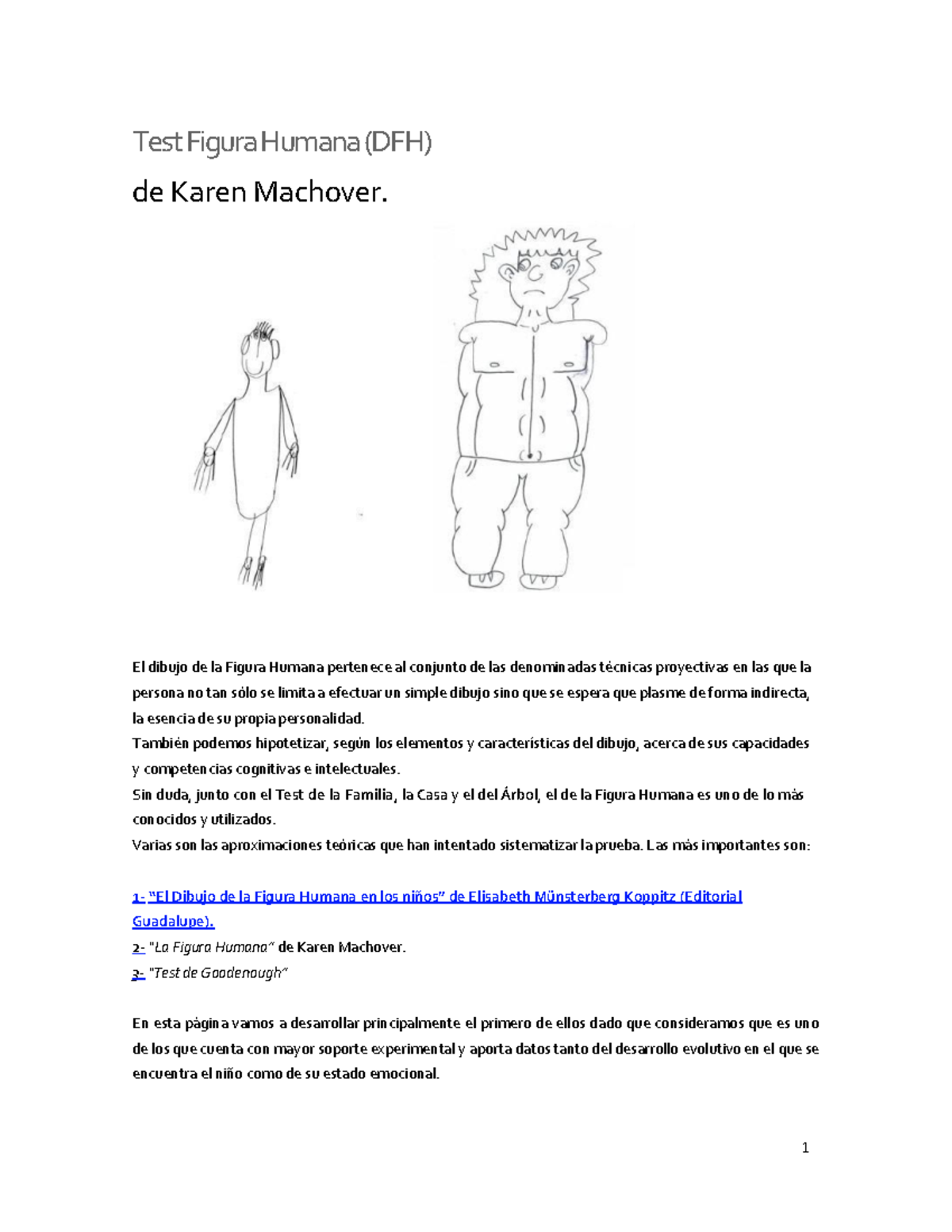 Figura-Humana-Machover - Test Figura Humana (DFH) de Karen Machover. El ...