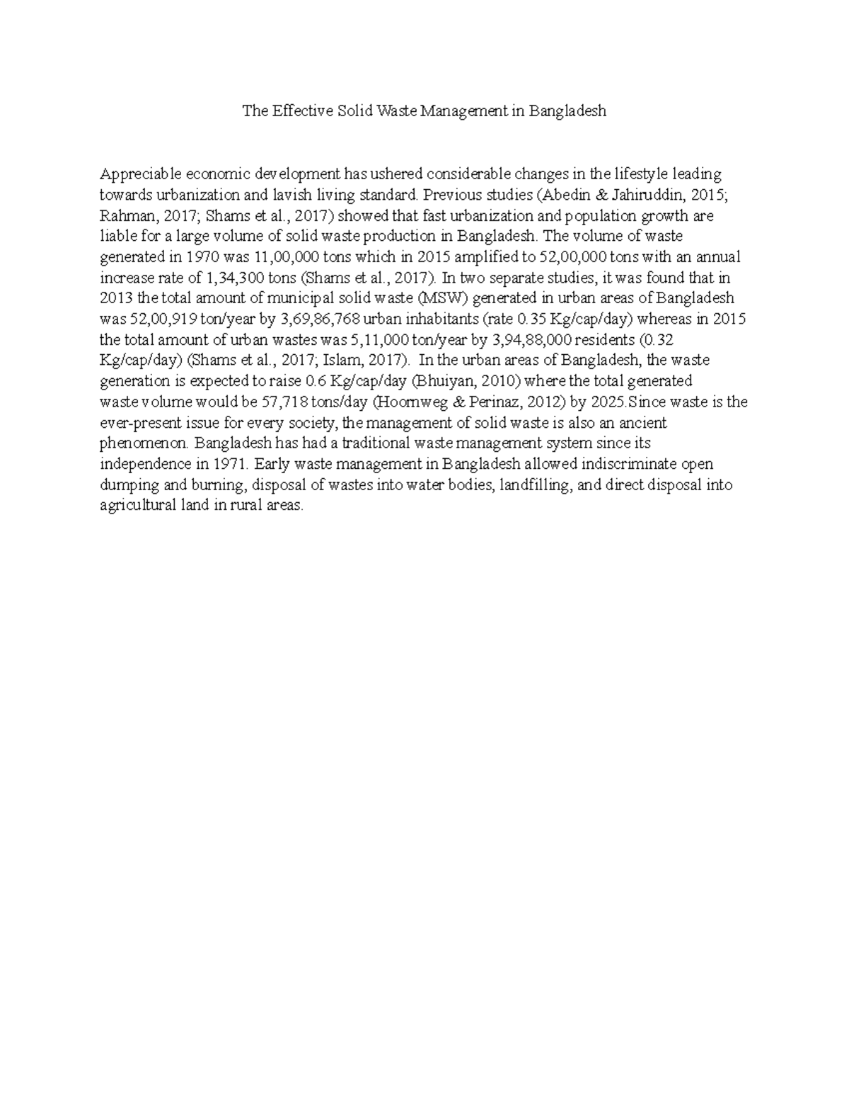 4 - Effective solid waste management in Bangladesh - The Effective ...