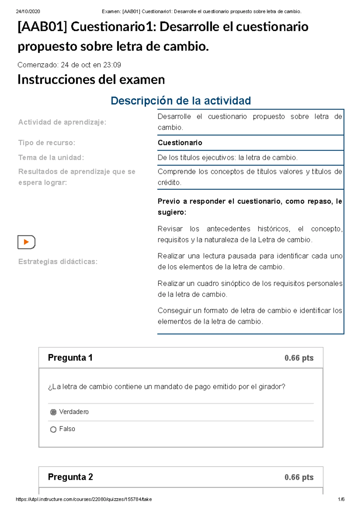 Examen [APEB 2-10%] Caso práctico 1 Análisis de caso práctico 1 Desarrolle el cuestionario el ...