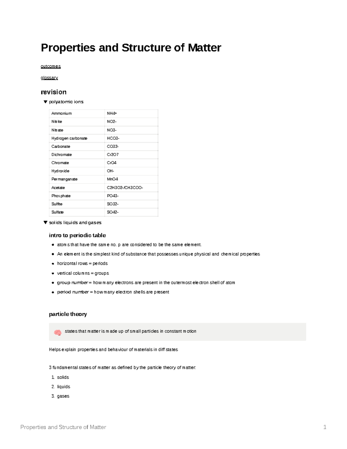 A2 properties and structure of matter - Properties and Structure of ...