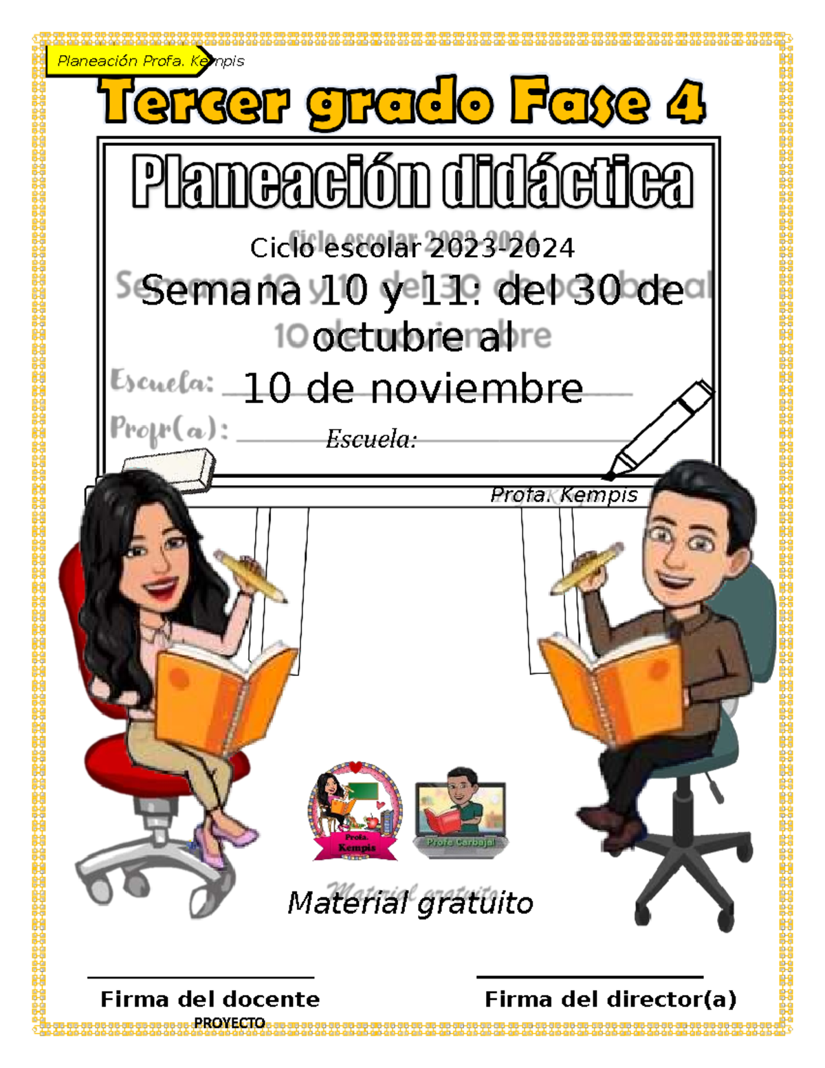 📝3º S10 y 11 Planeación Profa Kempis - Planeación Profa. Kempis Profa. Kempis Material gratuito ...