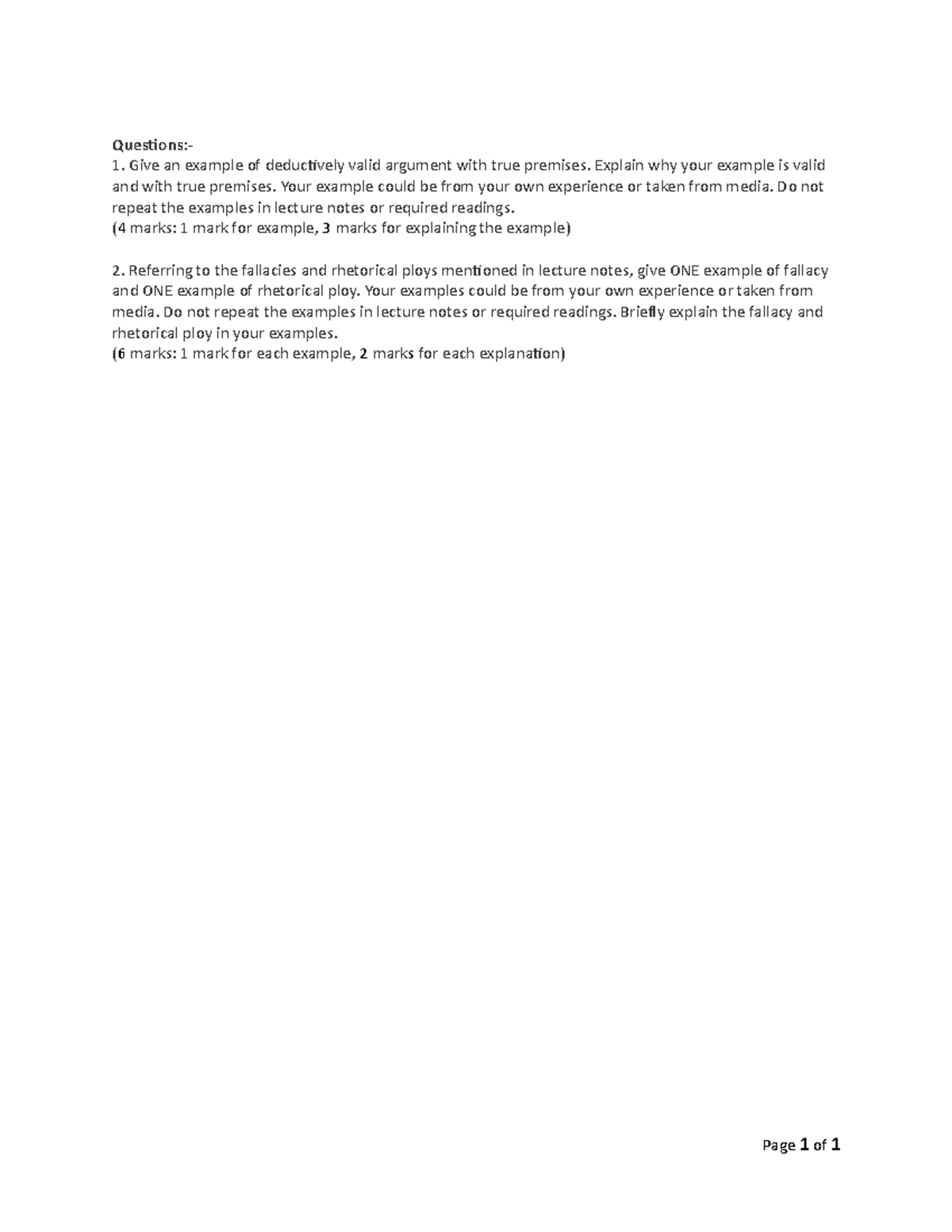 Coursework 2 No Description Questions Give An Example Of Deductively Valid Argument With coursework-2-no-description-questions-give-an-example-of-deductively-valid-argument-with