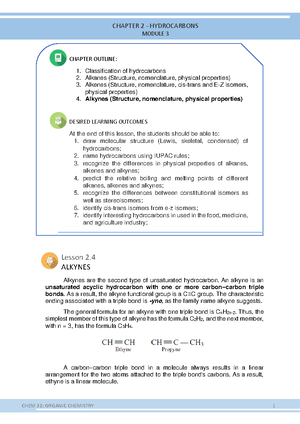 Naming AND Writing Structural Formula OF Alkenes Alkynes - Organic ...