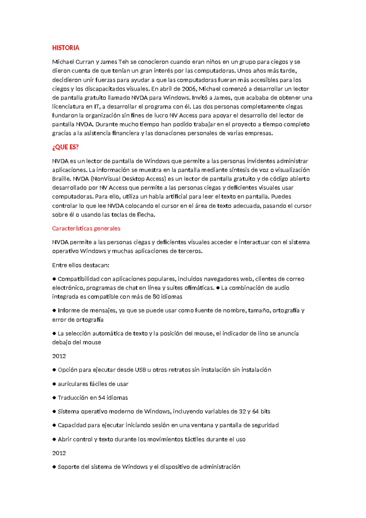 Historia - HISTORIA Michael Curran y James Teh se conocieron cuando ...