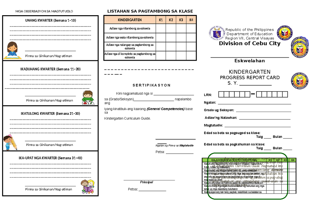 K- Progress- Report-2016 Bisaya Final - Ang tuyo niining progress ...
