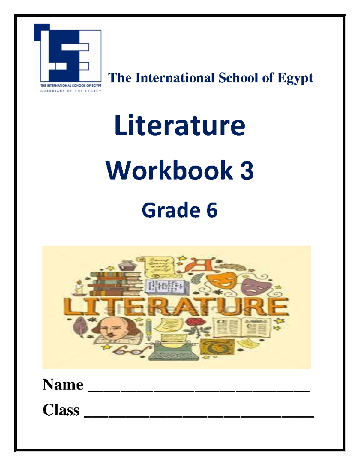 T3 - Literature Workbook - Part 3 - The International School of Egypt ...