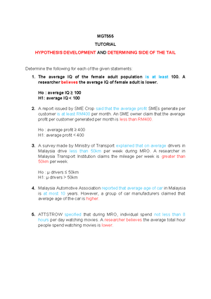 MGT555 individual assignment - FACULTY OF BUSINESS AND MANAGEMENT ...