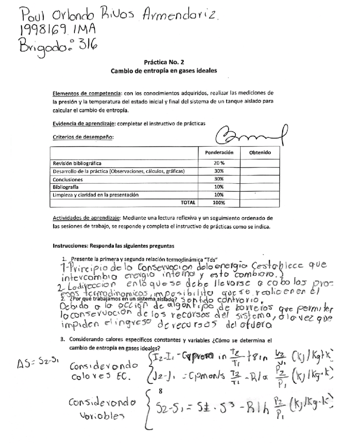 Practica#2- Labtgyv-1998169 - Termodinámica De Gases Y Vapores Y Laboratorio - Studocu