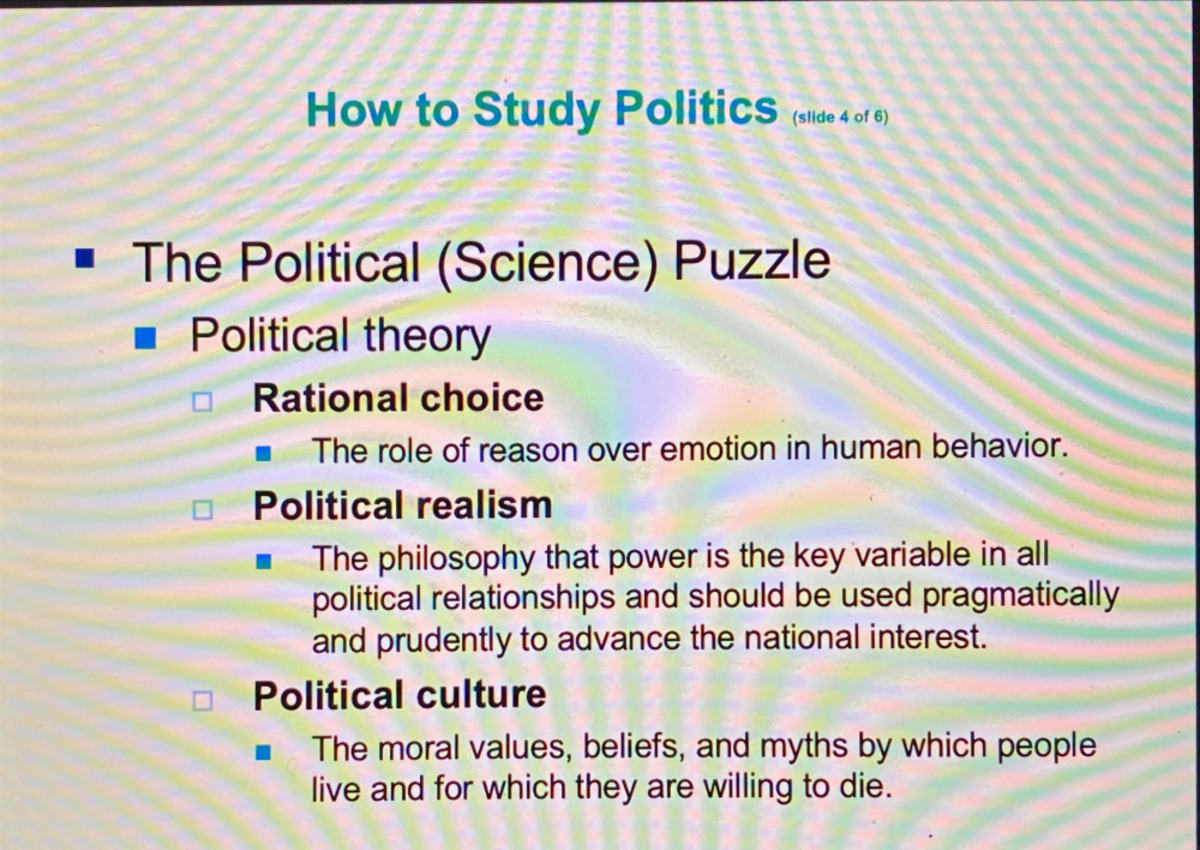 Elements of political science notes - How to Study Politics (slide 4 of ...