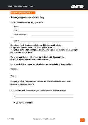 Fictiedossier P3 Olivier Visser ATC 31 - Werk uit aan de hand van ...