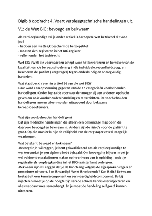 B1-K1-W3 Studeersnel - oefenexamen zorgplan opstellen - Examenopdracht B1-K1-W Draagt mede zorg ...