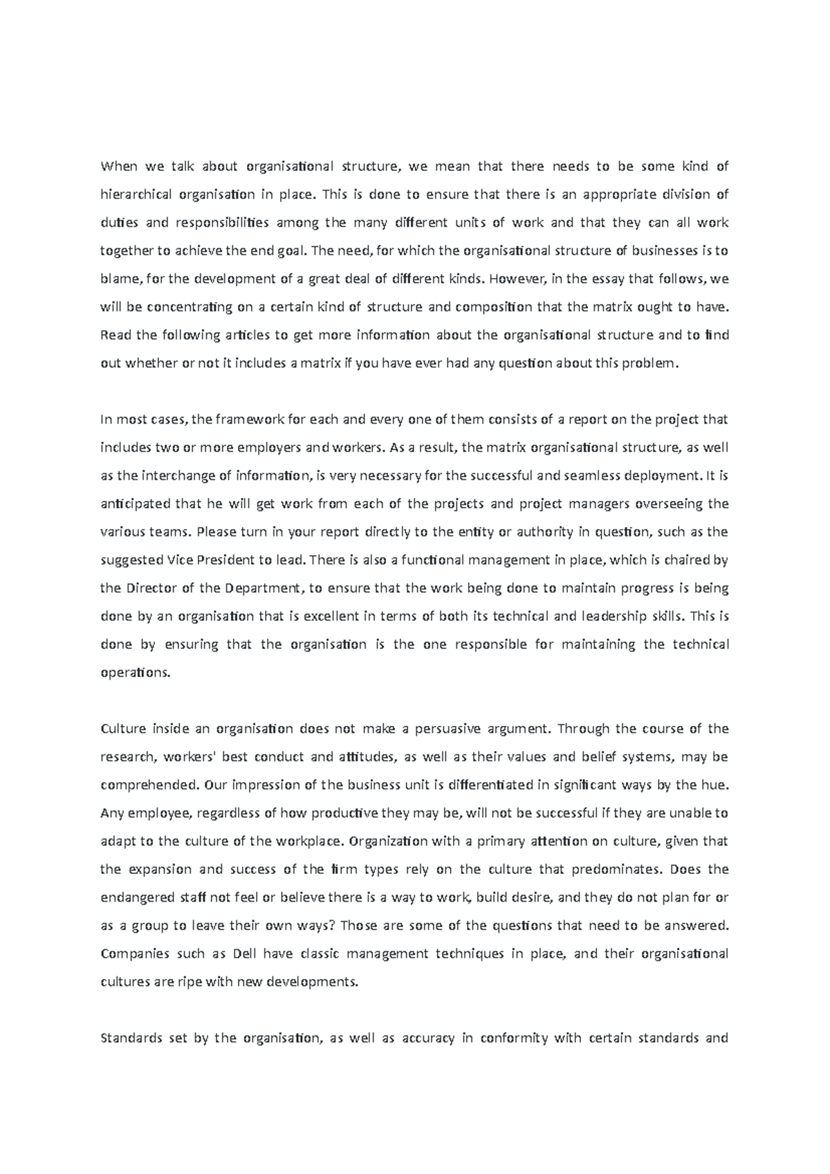 Dell services across the europe 3 - When we talk about organisa琀椀onal ...