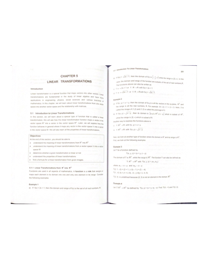 Chapter 2 System OF Linear Equation - Linear Algebra - Studocu