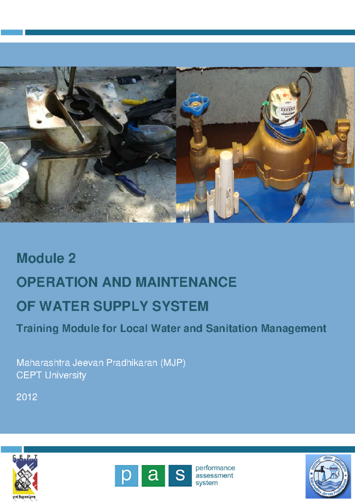 Module 2 Operation maintenance of water supply system - Module 2 ...