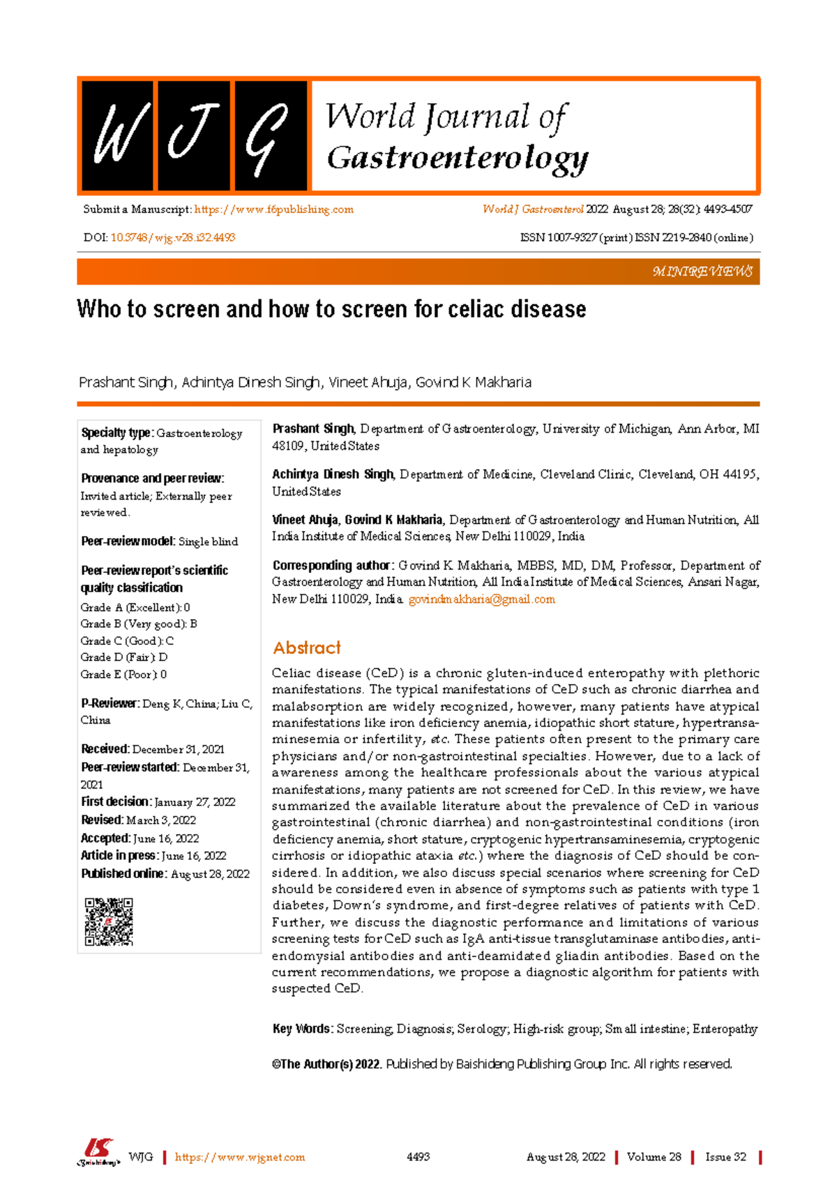 Who to screen and how to screen for celiac disease - World Journal of ...