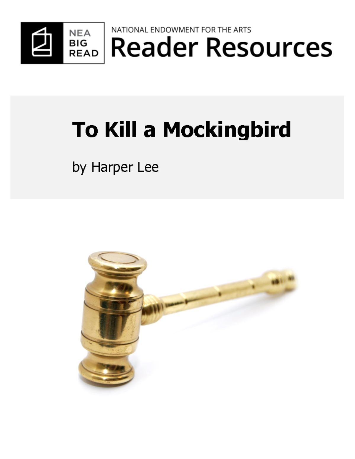 Reader-Resources-To Killa Mockingbird - To Kill a Mockingbird by Harper ...