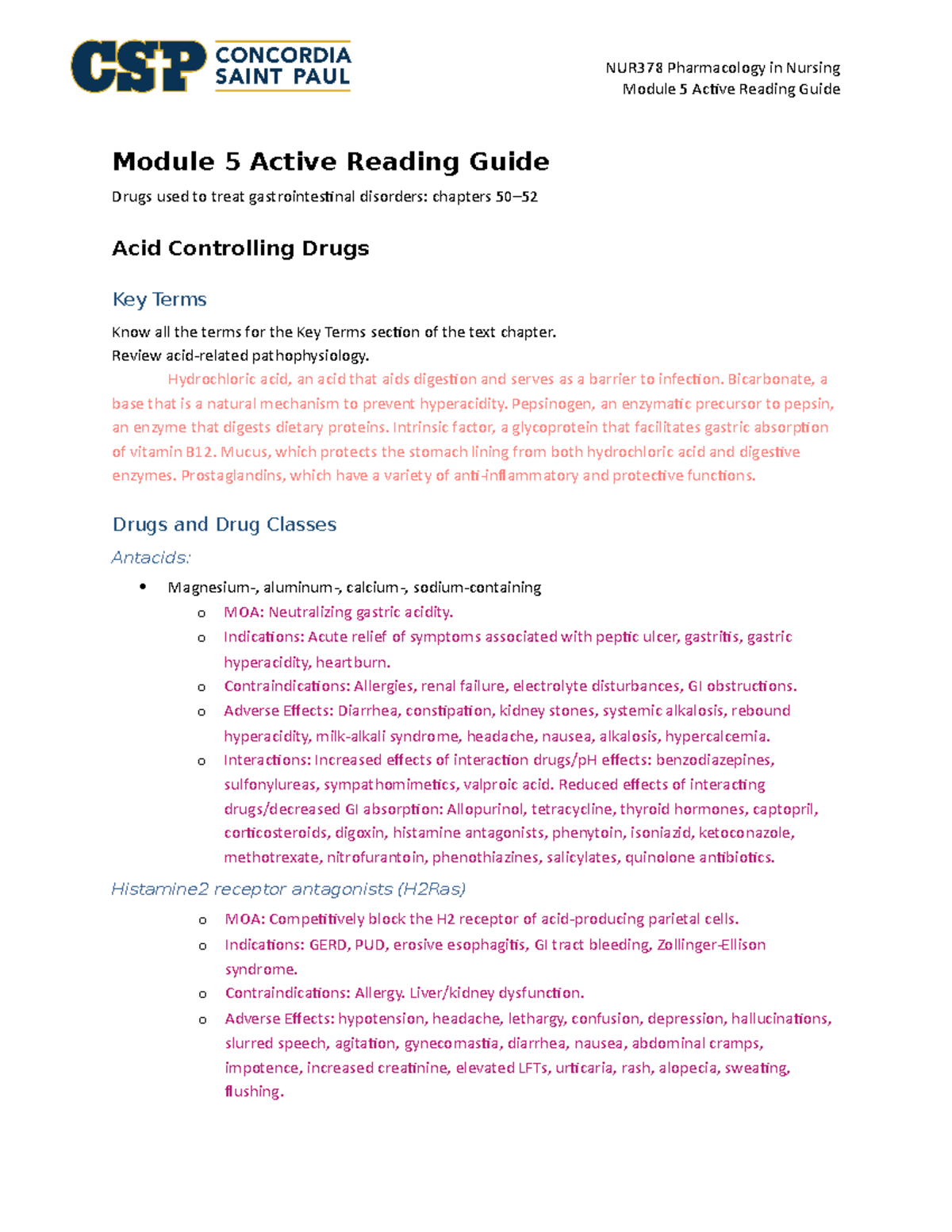Module 5 Reading Guide - outline - Module 5 Active Reading Guide Module 5 Active Reading Guide ...