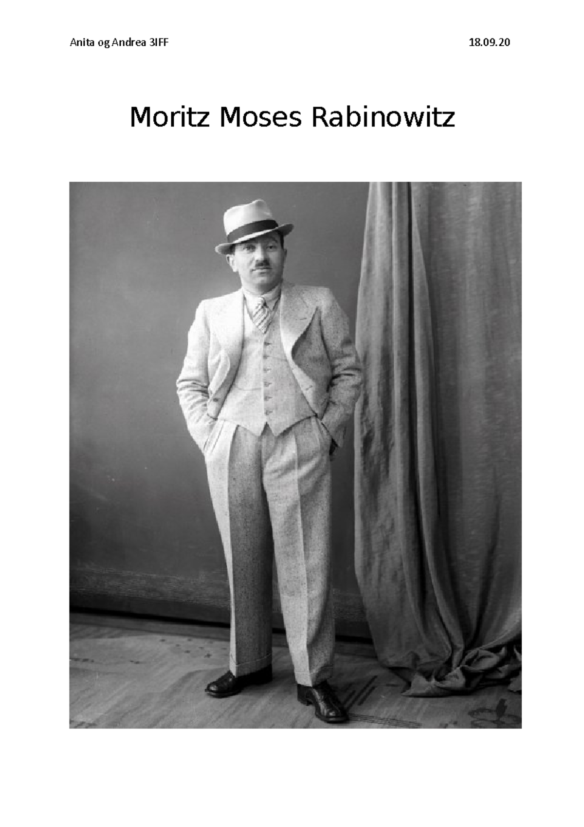 Moritz Moses Rabinowitz - Moritz Moses Rabinowitz Innholdsliste ...